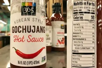 gochujang nutrition facts label - Superfoodly